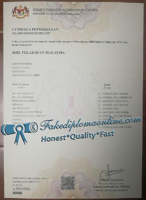 Malaysia SPM diploma in 2021, buy Sijil Pelajaran Malaysia certificate ...
